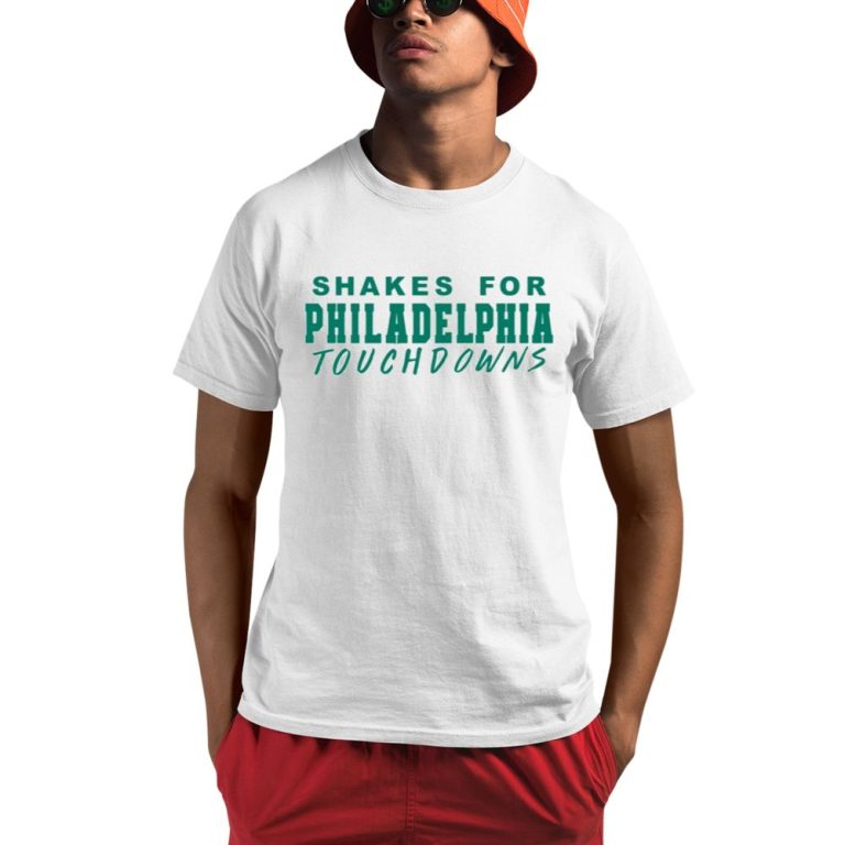 Paige Spiranac Wearing Shakes For Philadelphia Touchdowns Shirt - Grishko