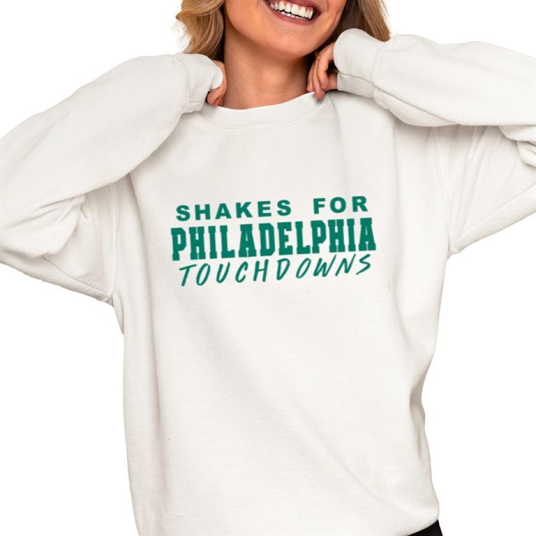 Paige Spiranac Wearing Shakes For Philadelphia Touchdowns Shirt - Grishko