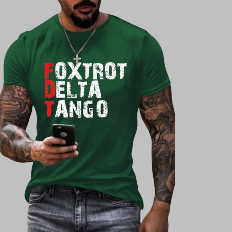 Men's Foxtrot Delta Tango Print Shirt - Grishko.com