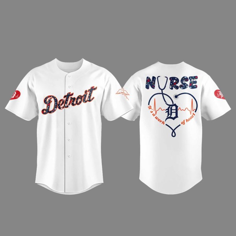 2025 Detroit Tigers Nurses Night Jersey Grishko