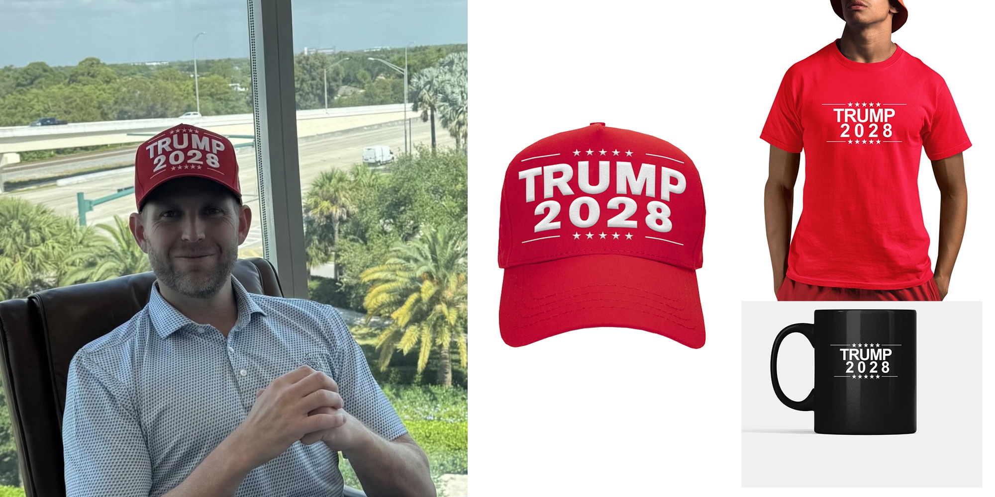 Show Your Support With Trump 2028 Merchandise: Shirts, Hats, And Mugs ...