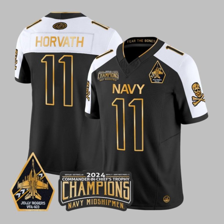 2025 Navy Midshipmen Commander-in-chief's Trophy Champions Jolly Rogers ...