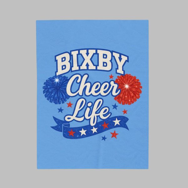 Bixby Cheer Life Velveteen Plush Blanket - Grishko.com