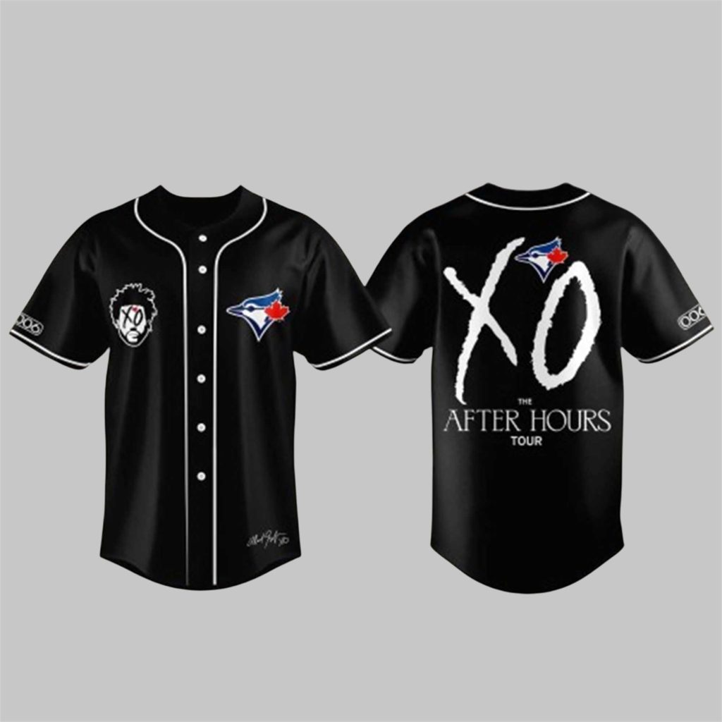 Blue Jays The Weeknd After Hours Tour 2025 Jersey - Grishko