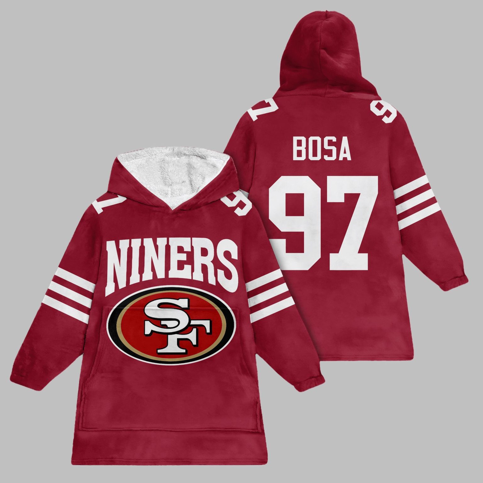 2025 Bosa 97 Niners San Francisco Blanket Hoodie - Grishko