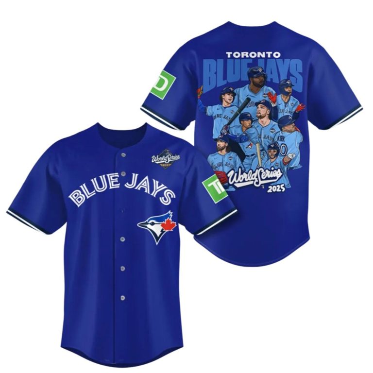 Blue Jays 2025 World Series Baseball Jersey - Grishko.com