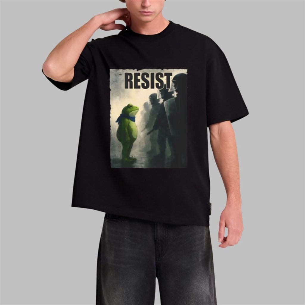 Resist Portland Frog Protest Shirt - Grishko