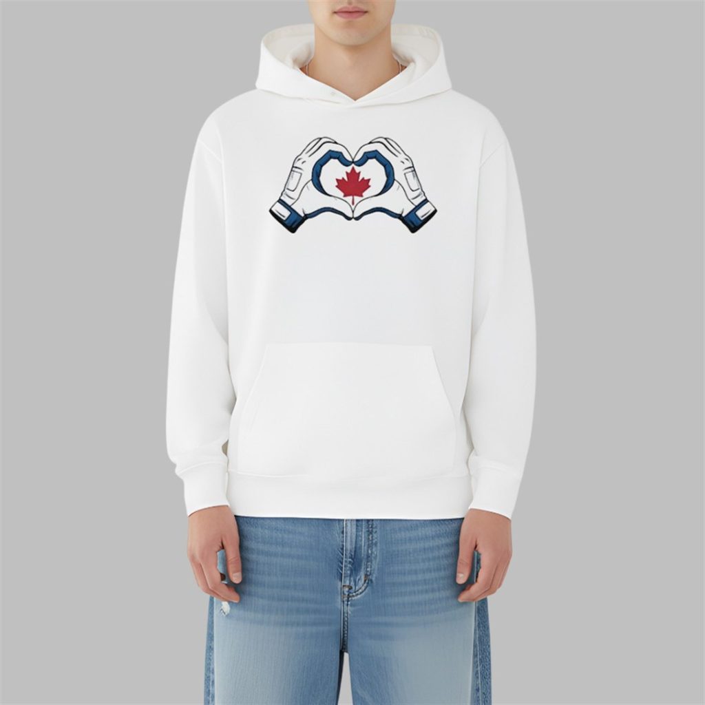 Vladdy Blue Jays Canada Heart Hands Shirt - Grishko.com