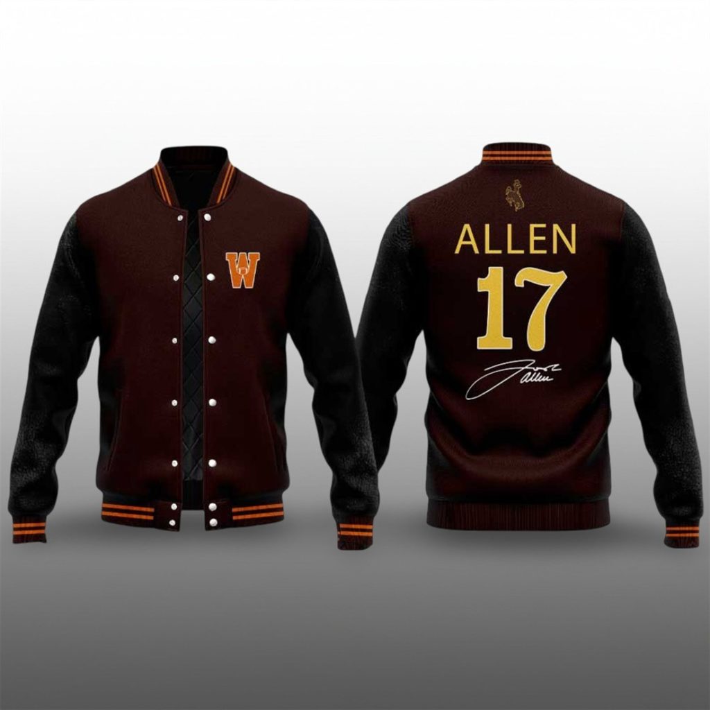 2025 Wyoming Cowboy Josh Allen Once A Poke Signature Jacket - Grishko