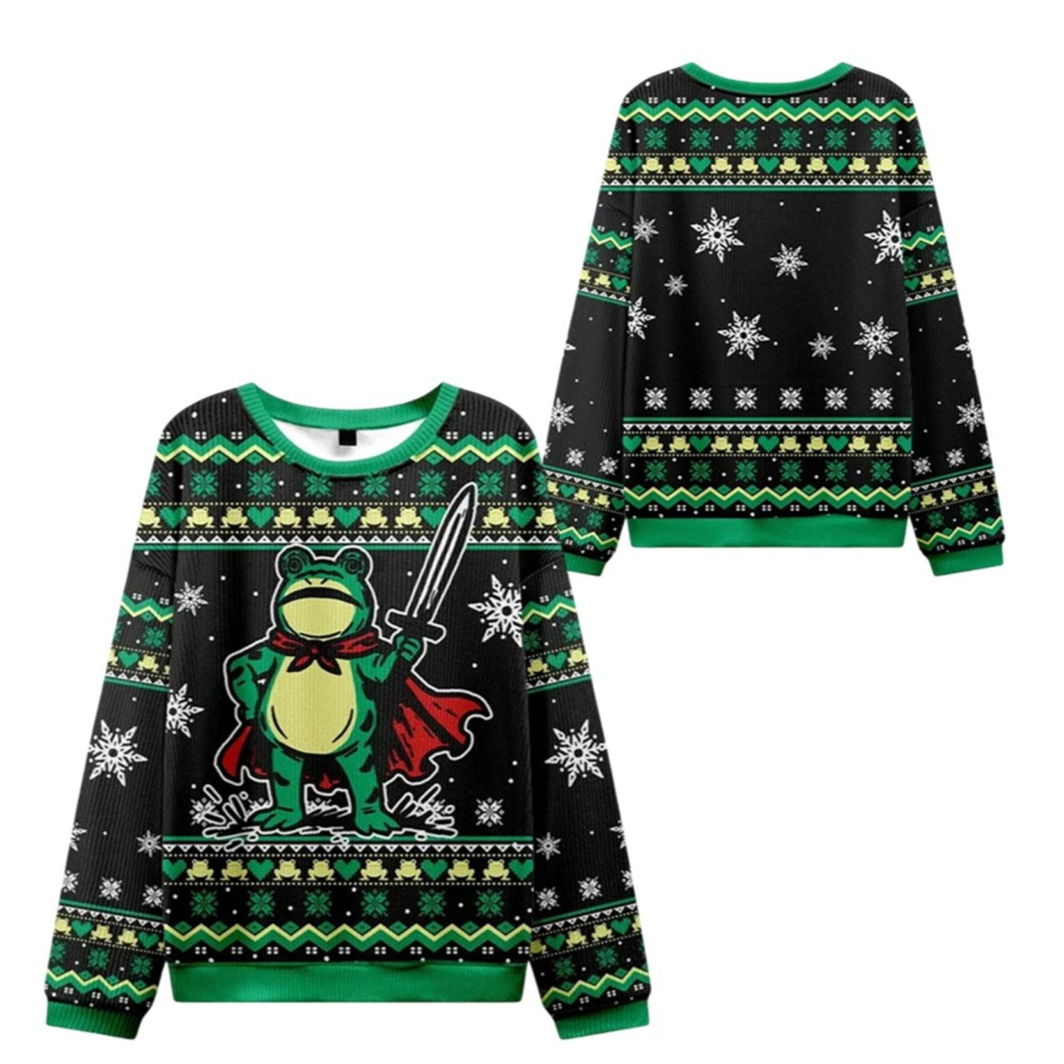 2025 Christmas Funny Frog Warrior Ugly Sweater - Grishko.com