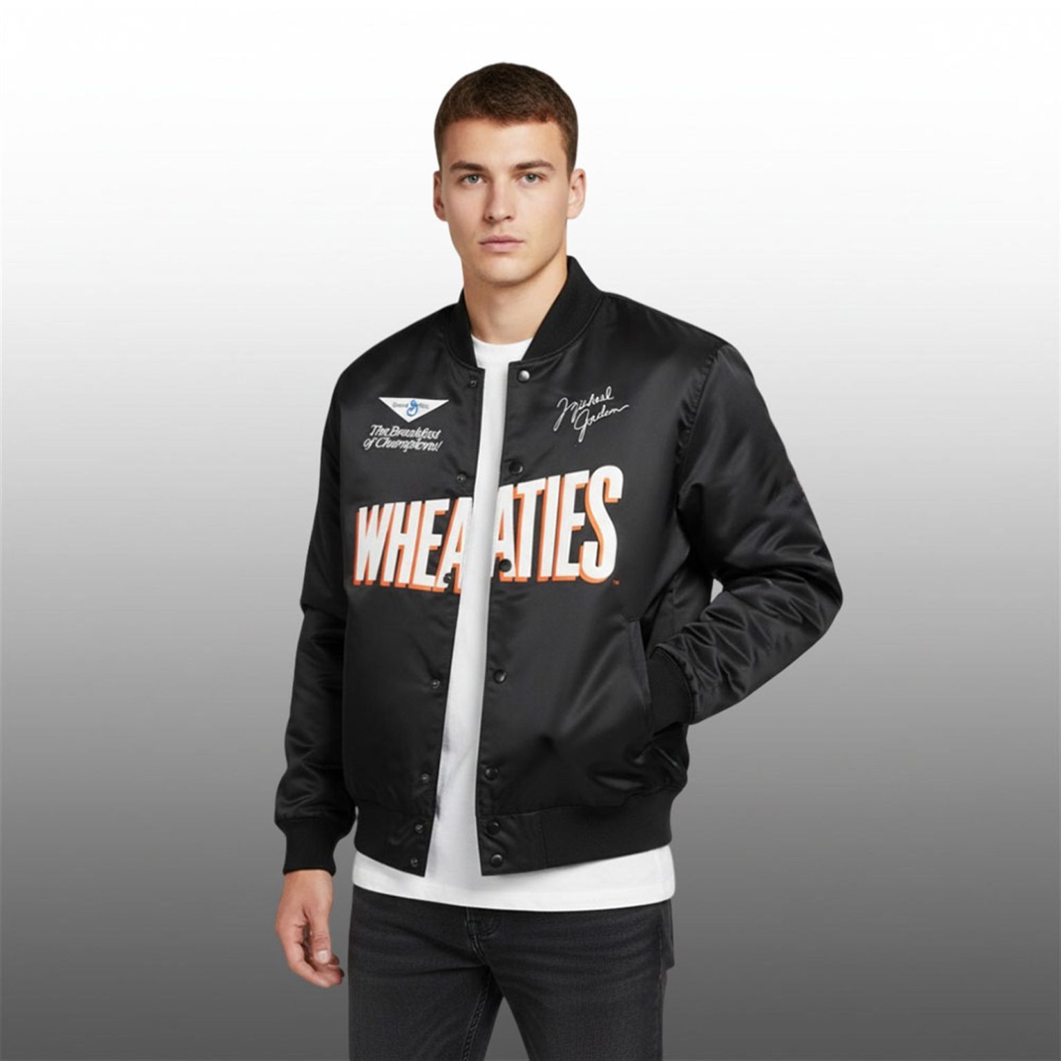 2025 Jalen Hurts Michael Jordan MVP Wheaties Jacket - Grishko.com