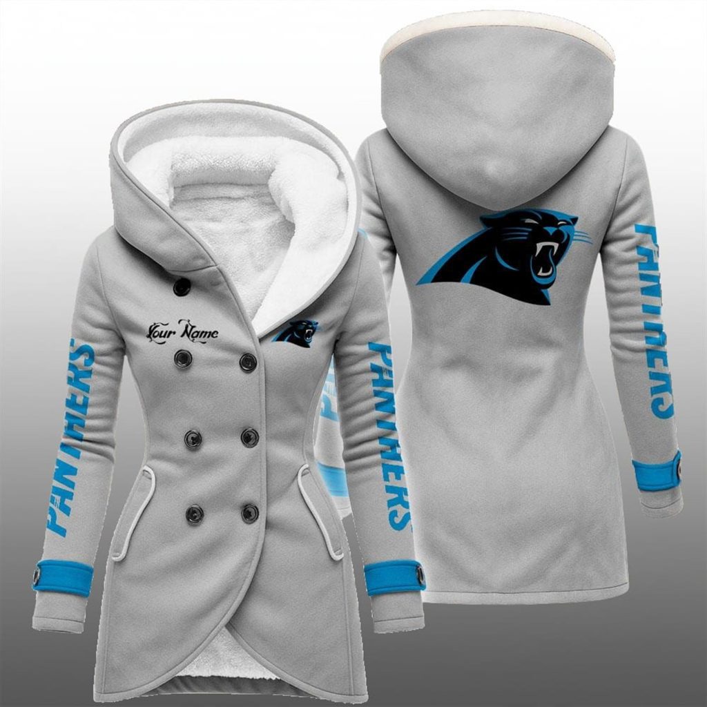 2025 Panthers Long Hooded Fleece Jacket - Grishko.com