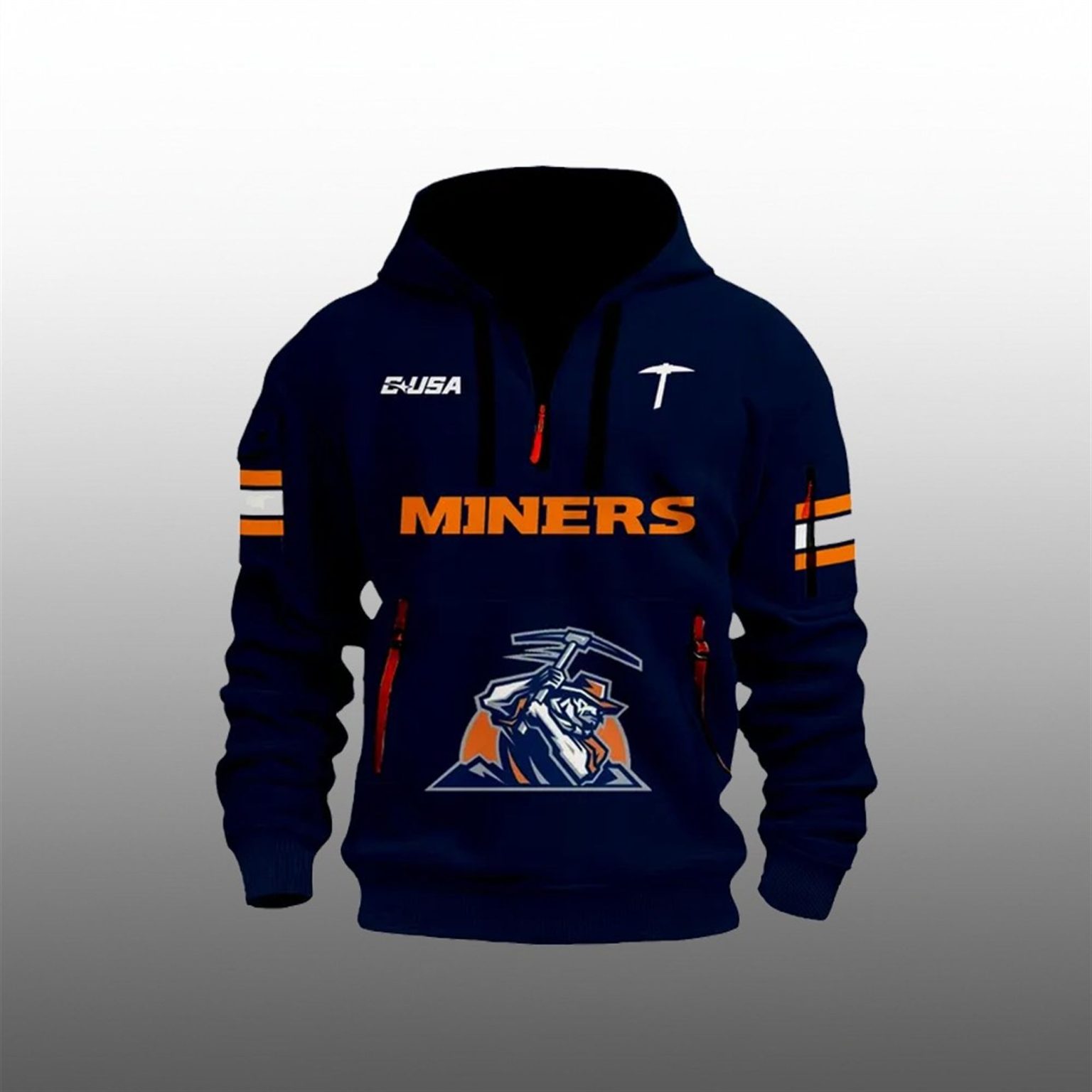 2025 UTEP Miners Suncity Quarter Zip Hoodie - Grishko