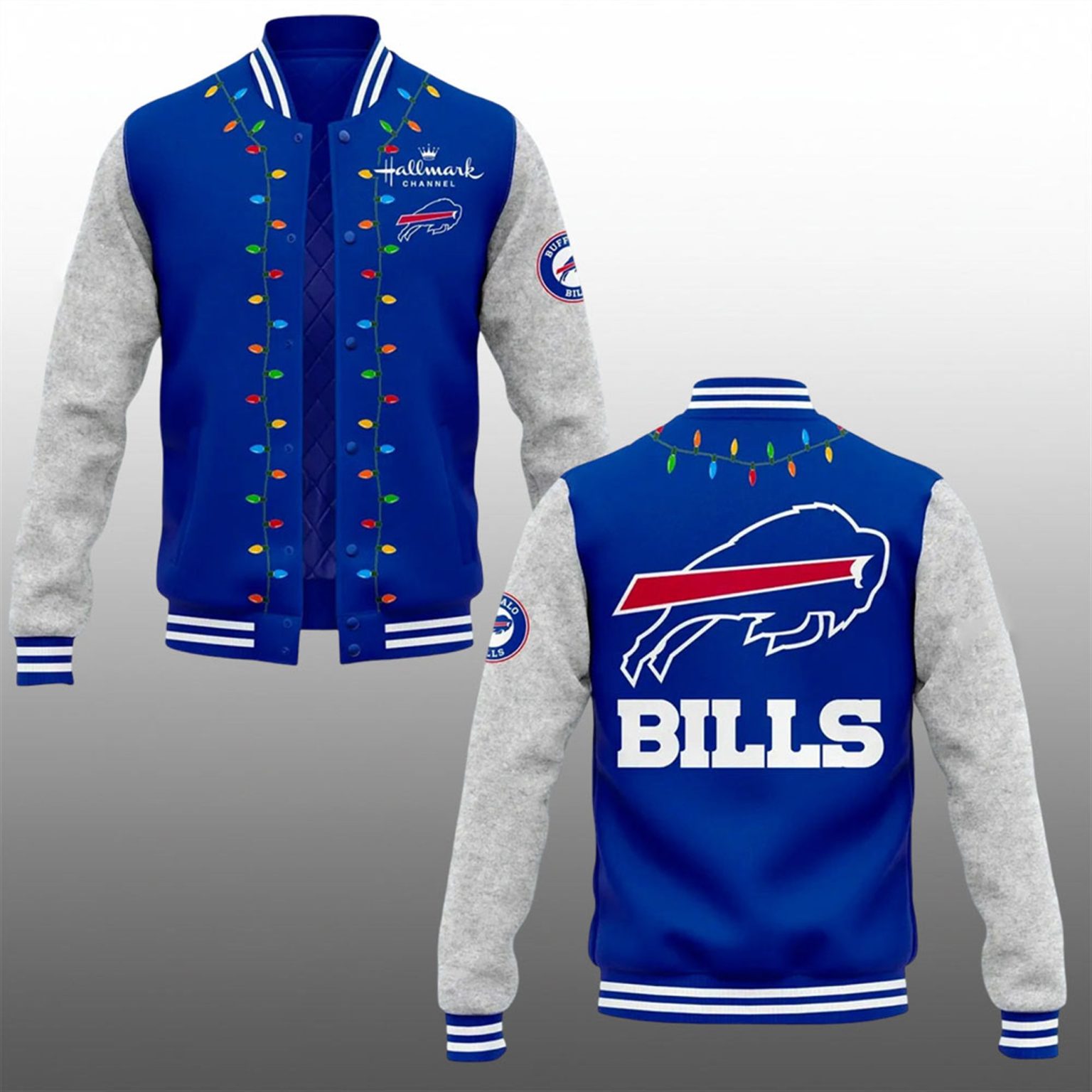 Buffalo Bills Holiday Touchdown Christmas 2025 Jacket - Grishko