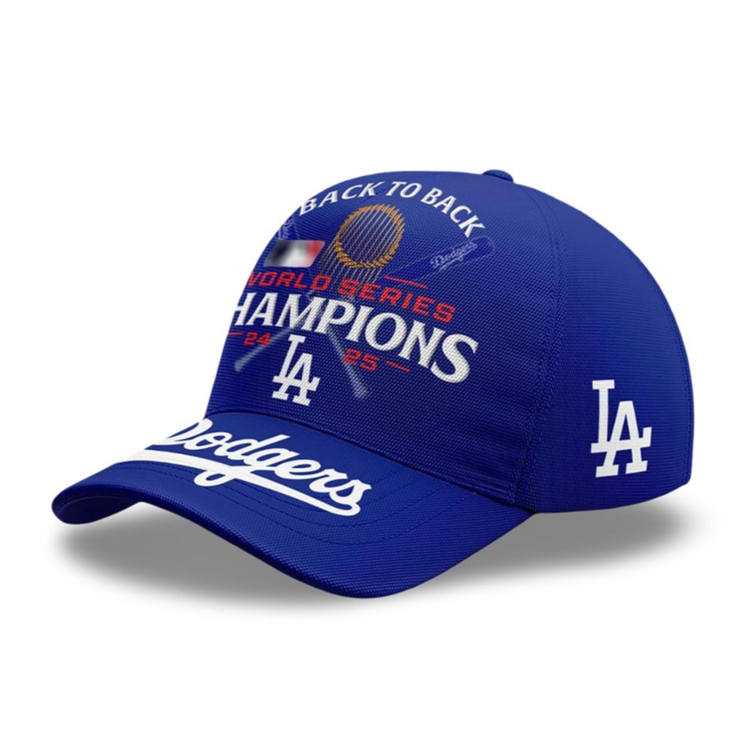 Dodgers Back To Back World Series 2025 Champions Cap - Grishko.com