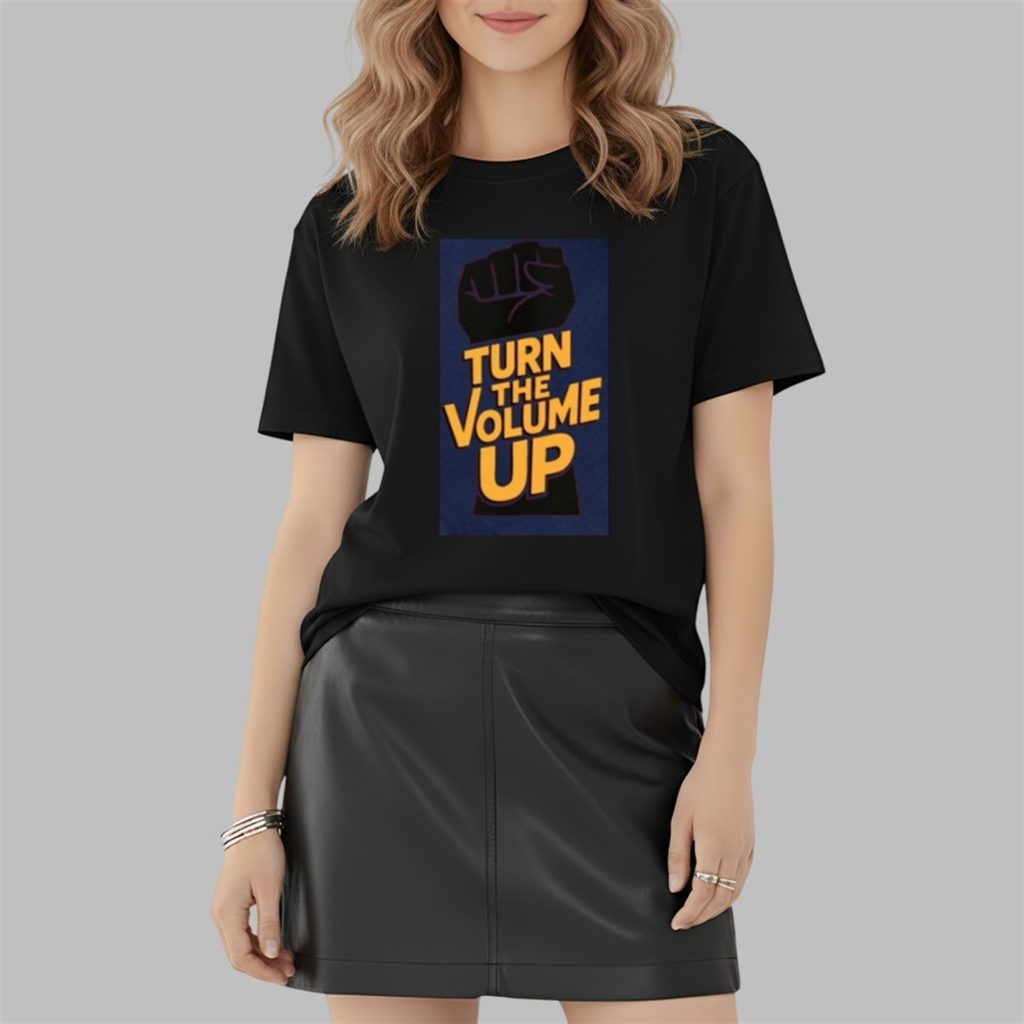 Zohran Mamdani Donald Trump Turn The Volume Shirt - Grishko.com