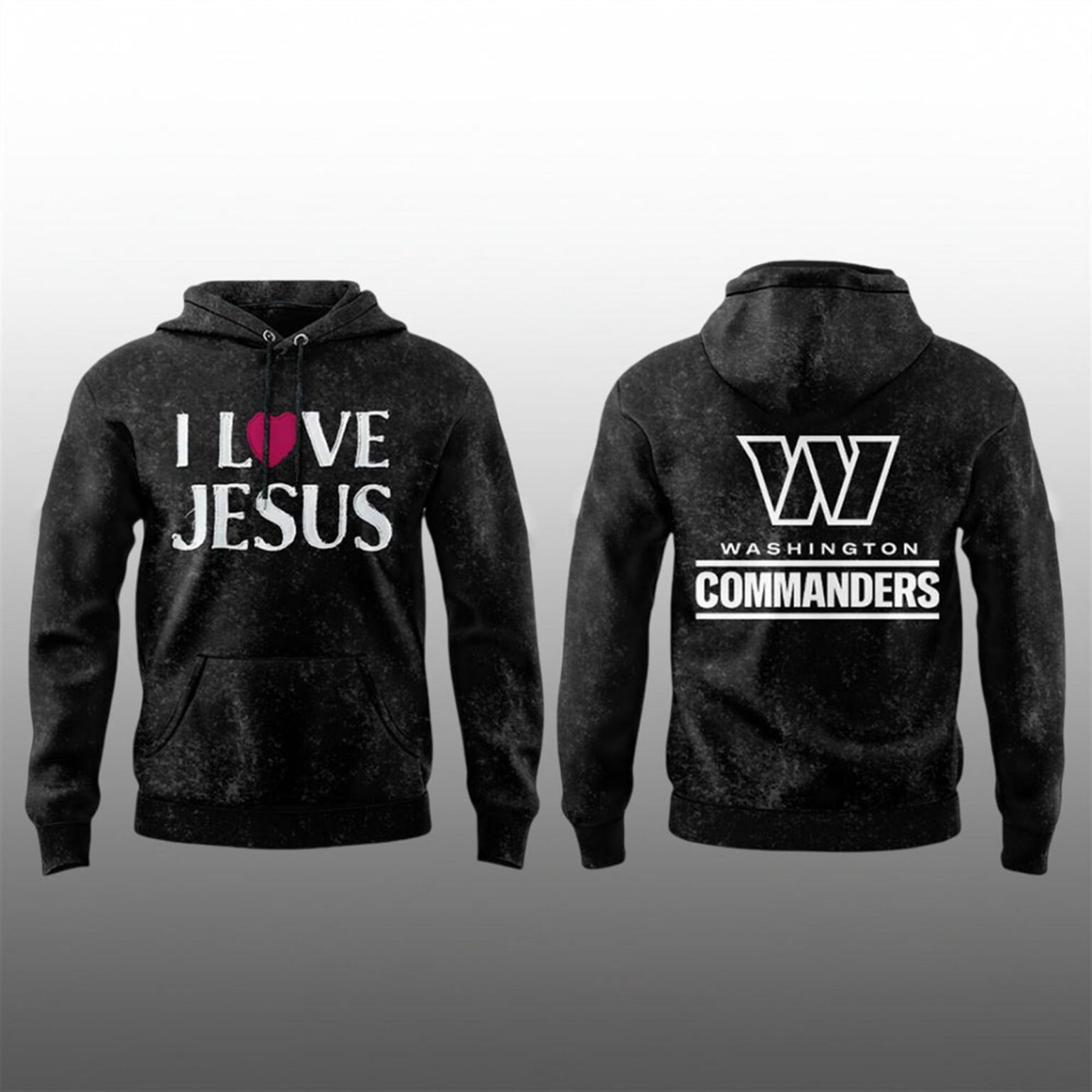 2026 Washington Commanders Jesus Won We Love Jesus Christ Hoodie - Grishko
