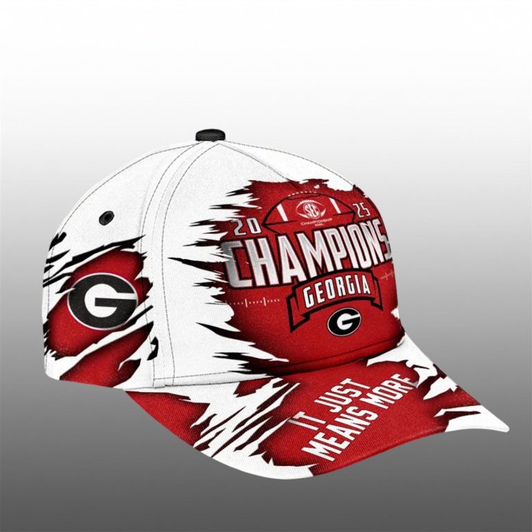 2025 Georgia Bulldogs SEC Champions It Just Means More Cap - Grishko