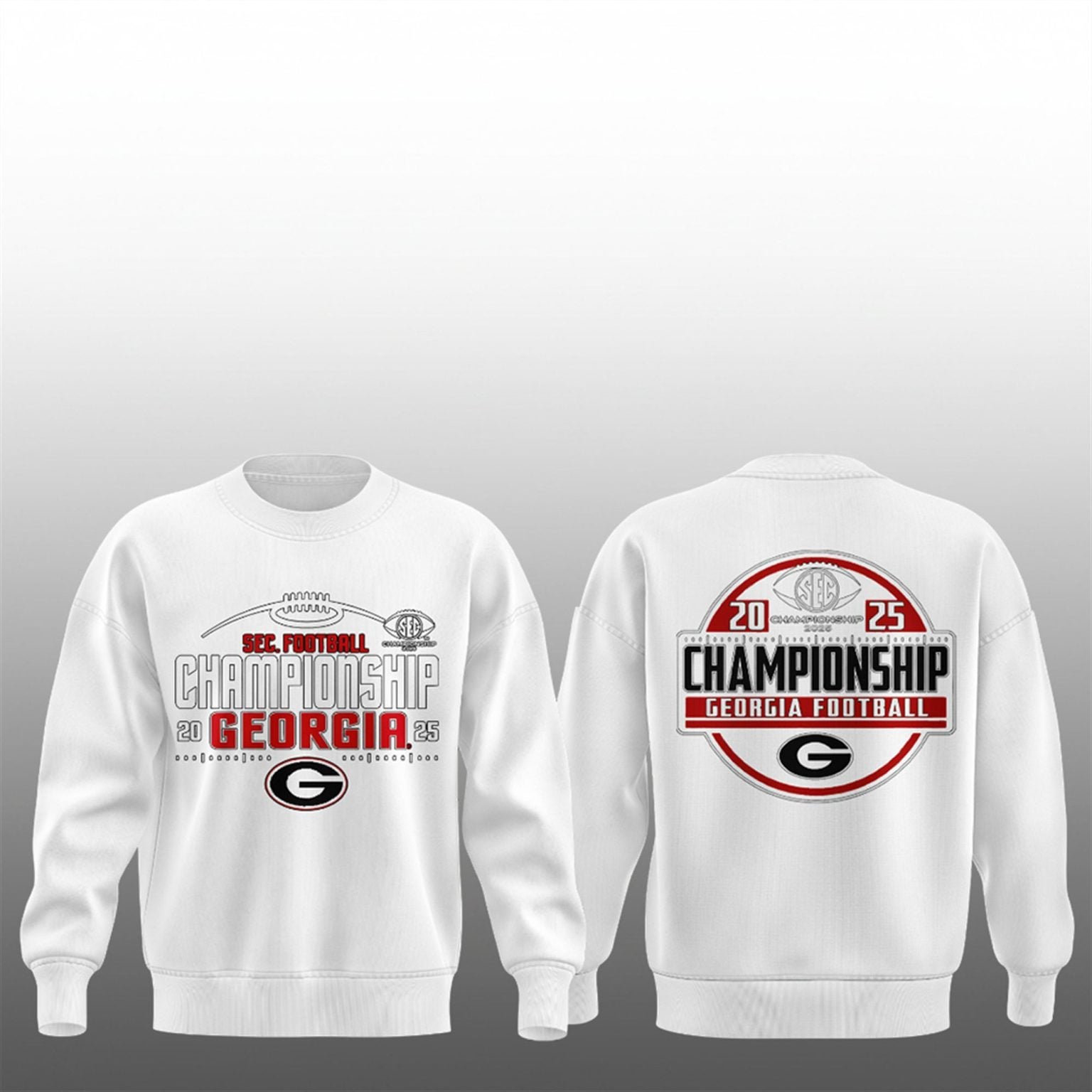2025 Georgia Football SEC Championship Sweatshirt - Grishko