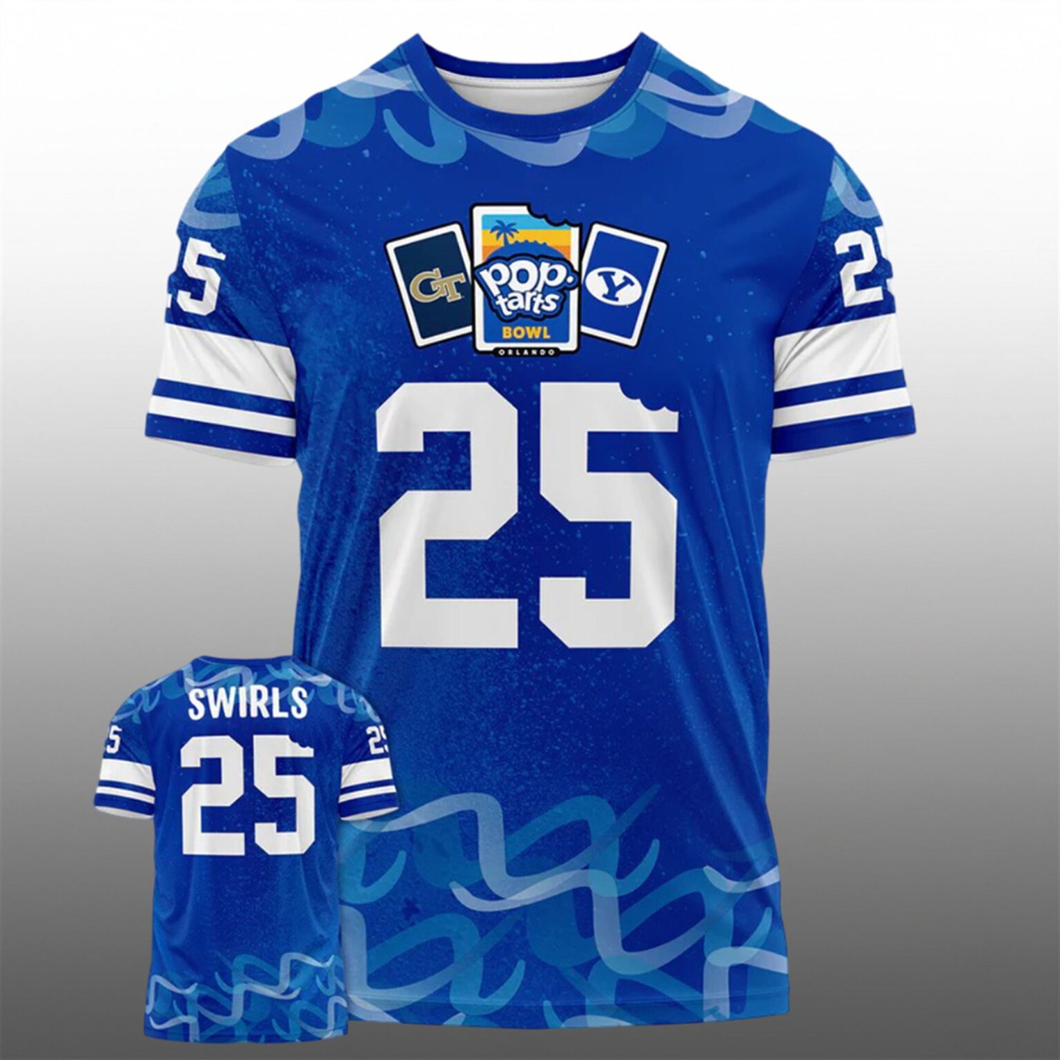 2025 POP TARTS Bowl Matchup Georgia Tech Vs BYU Jersey - Grishko
