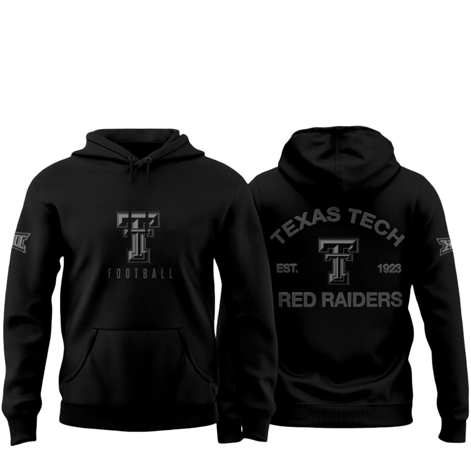 2025 Texas Tech Red Raiders Back In Black Hoodie - Grishko