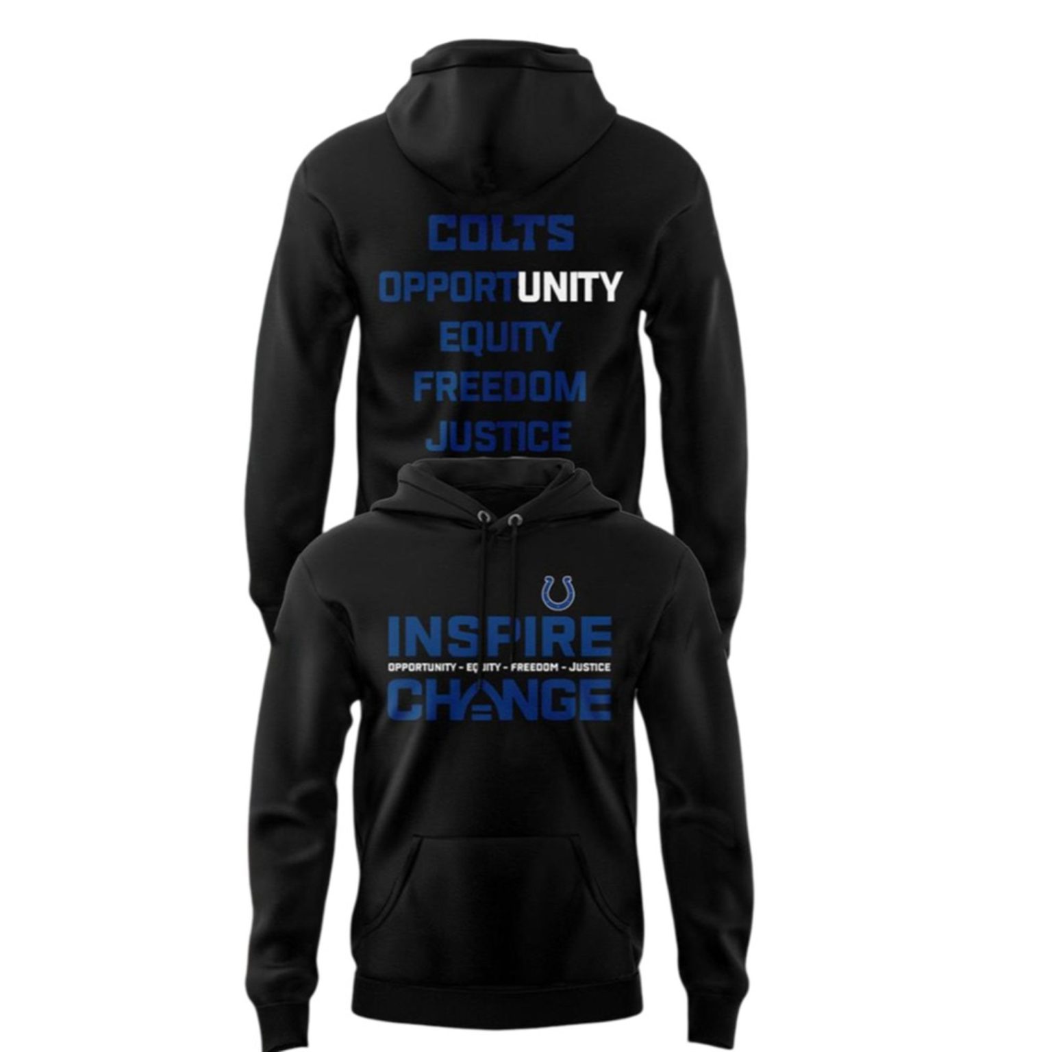 2026 Colts Inspire Change Freedom Justice Hoodie - Grishko