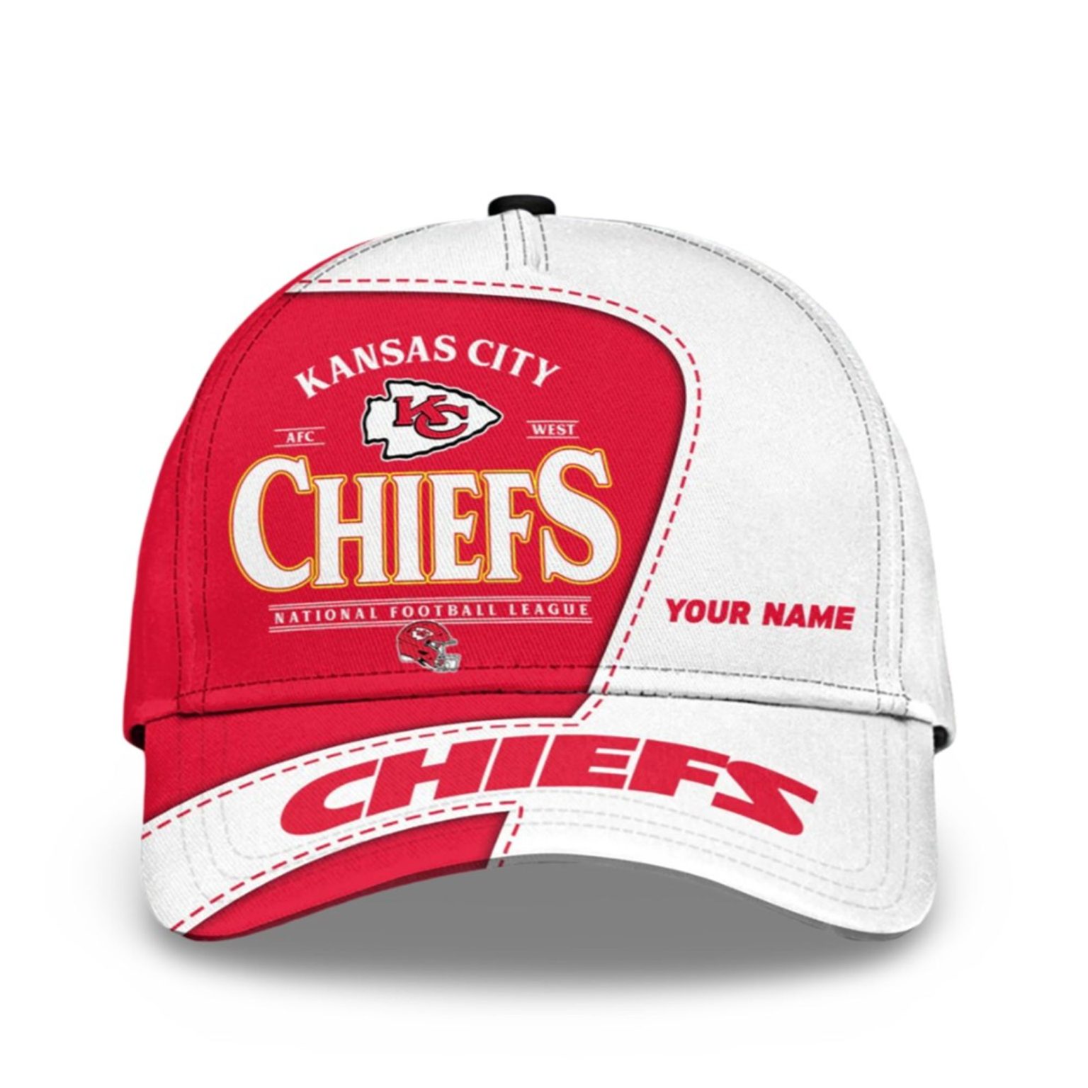 2026 KC Chiefs AFC West Champions Custom Hat - Grishko