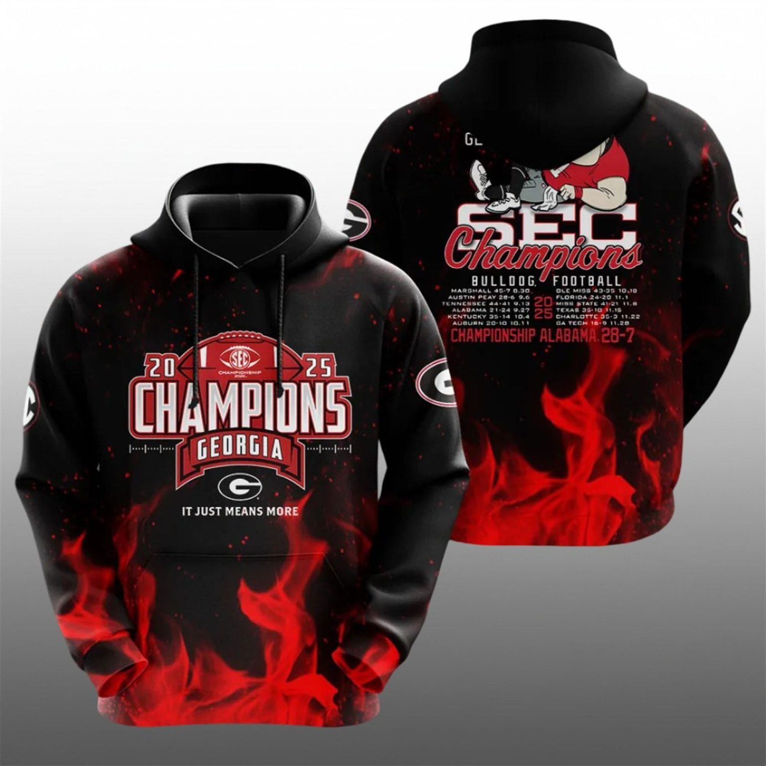 2025 Georgia It Just Means 16 SEC Champions Shirt - Grishko