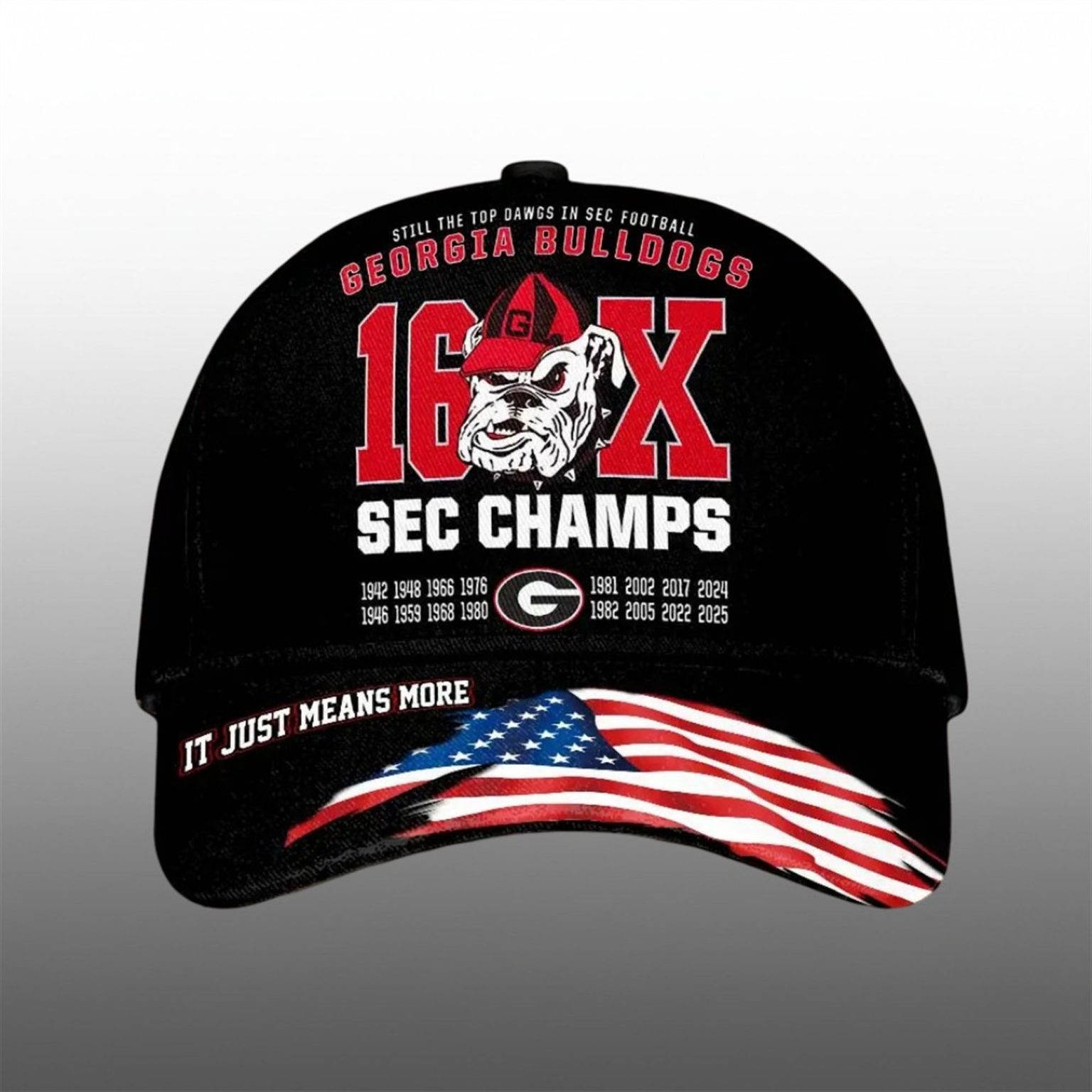 Georgia Bulldogs SEC Champions It Just Means More Cap - Grishko.com