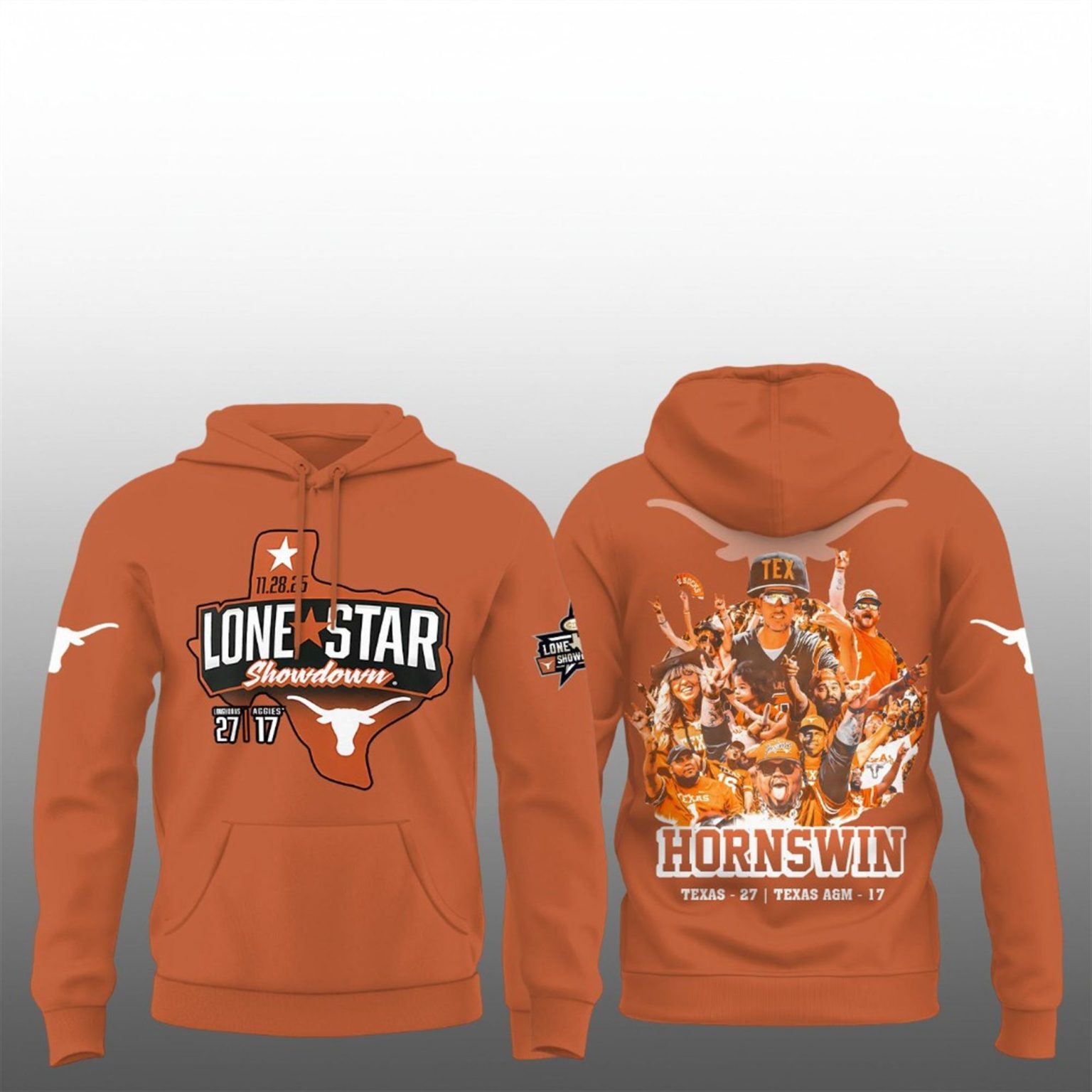 2025 Texas Longhorns Lone Star Showdown Hornswin Shirt - Grishko