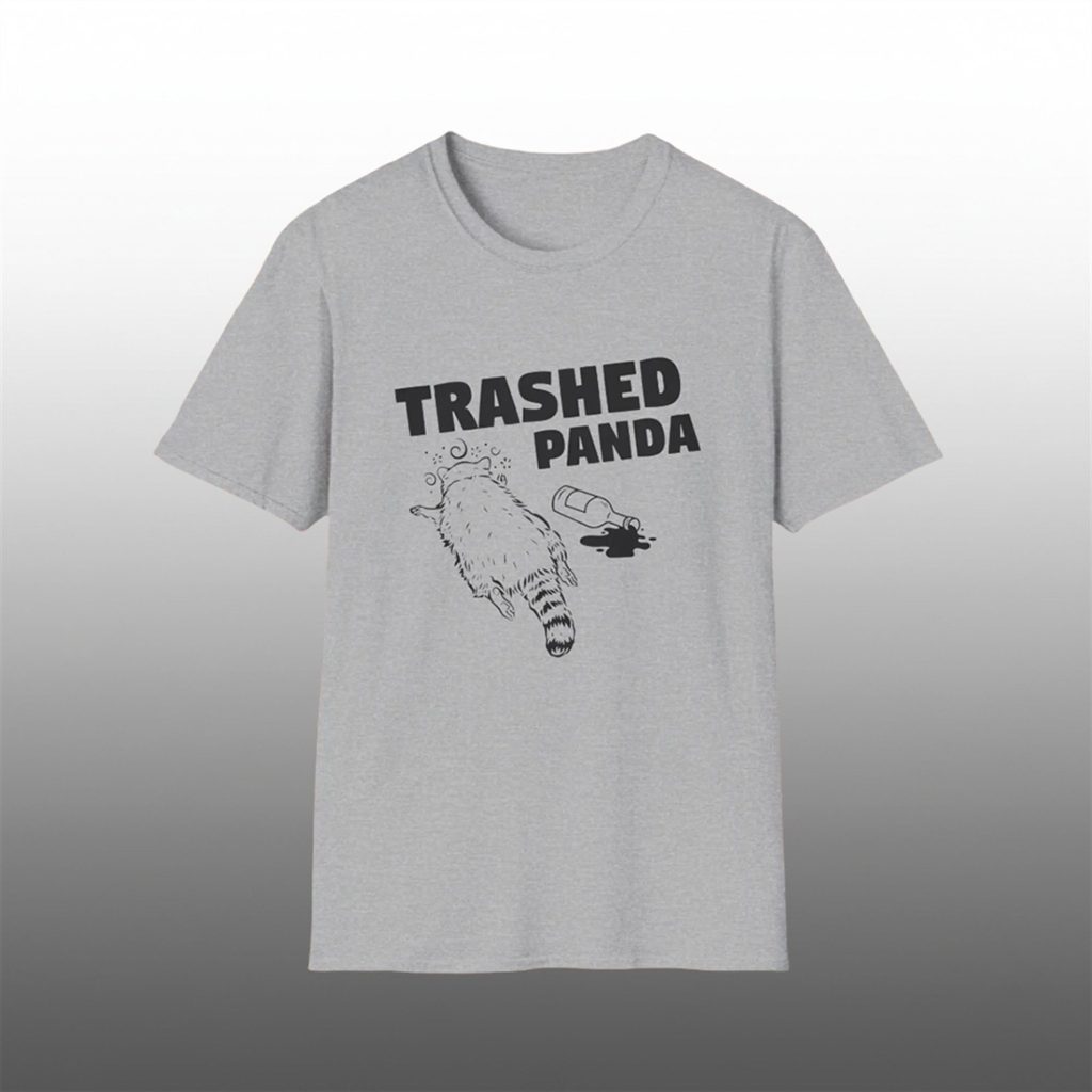 Ashland Drunk Raccoon Trashed Panda Shirt - Grishko