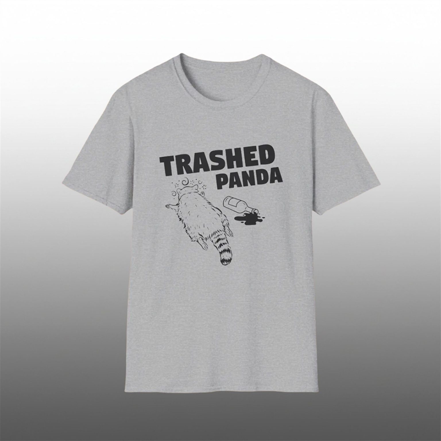 Ashland Drunk Raccoon Trashed Panda Shirt - Grishko.com