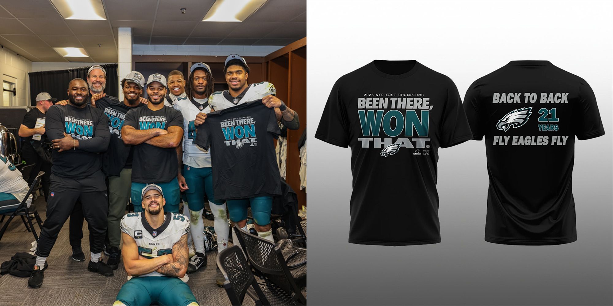 Been There, Won That: Celebrating The 2025 Eagles NFC East Champions ...