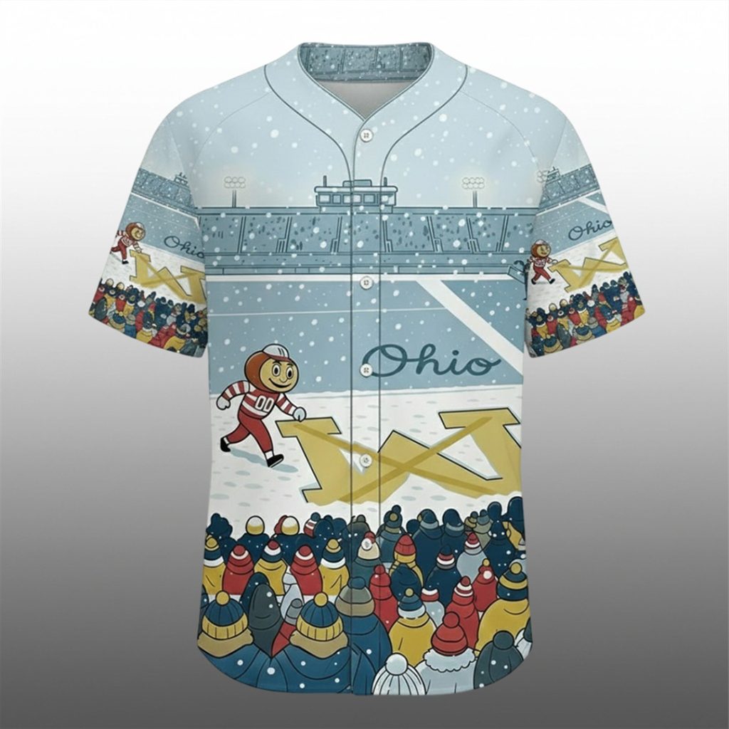 Brutus Buckeye Ohio Snow Michigan Jersey - Grishko