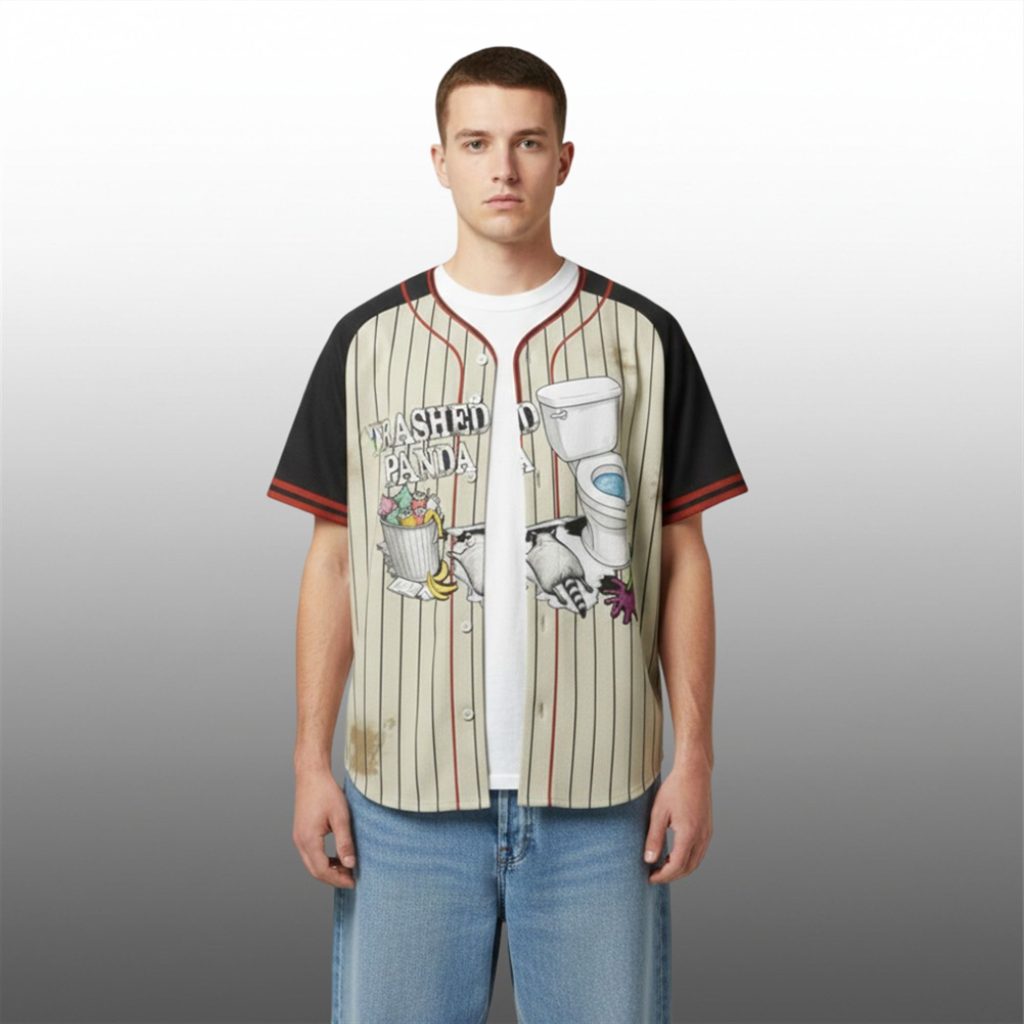Drunk Raccoon Trashed Panda Jersey - Grishko