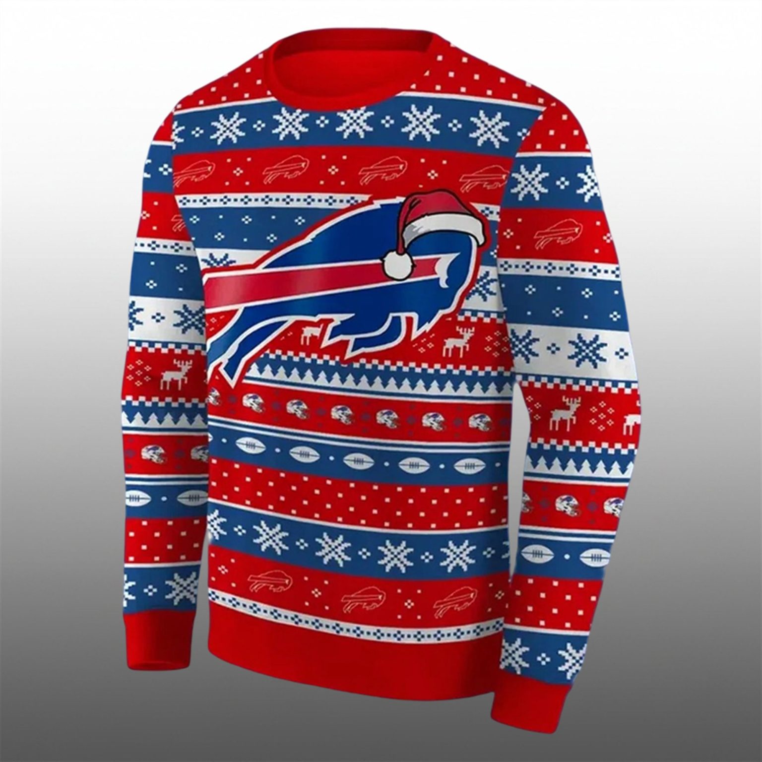 Josh Allen Buffalo Bills Signature Ugly Sweater - Grishko