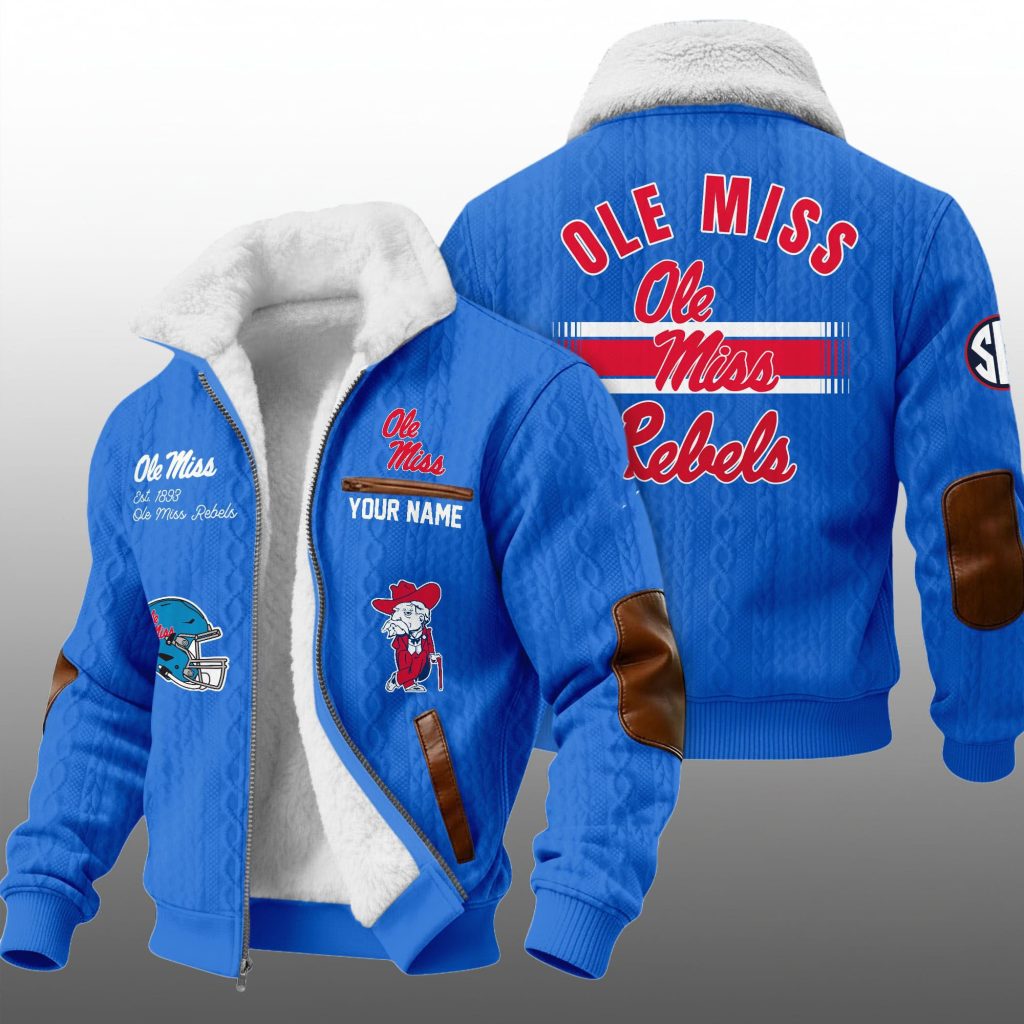 Ole Miss Est 1893 Winter Fleece Jacket - Grishko