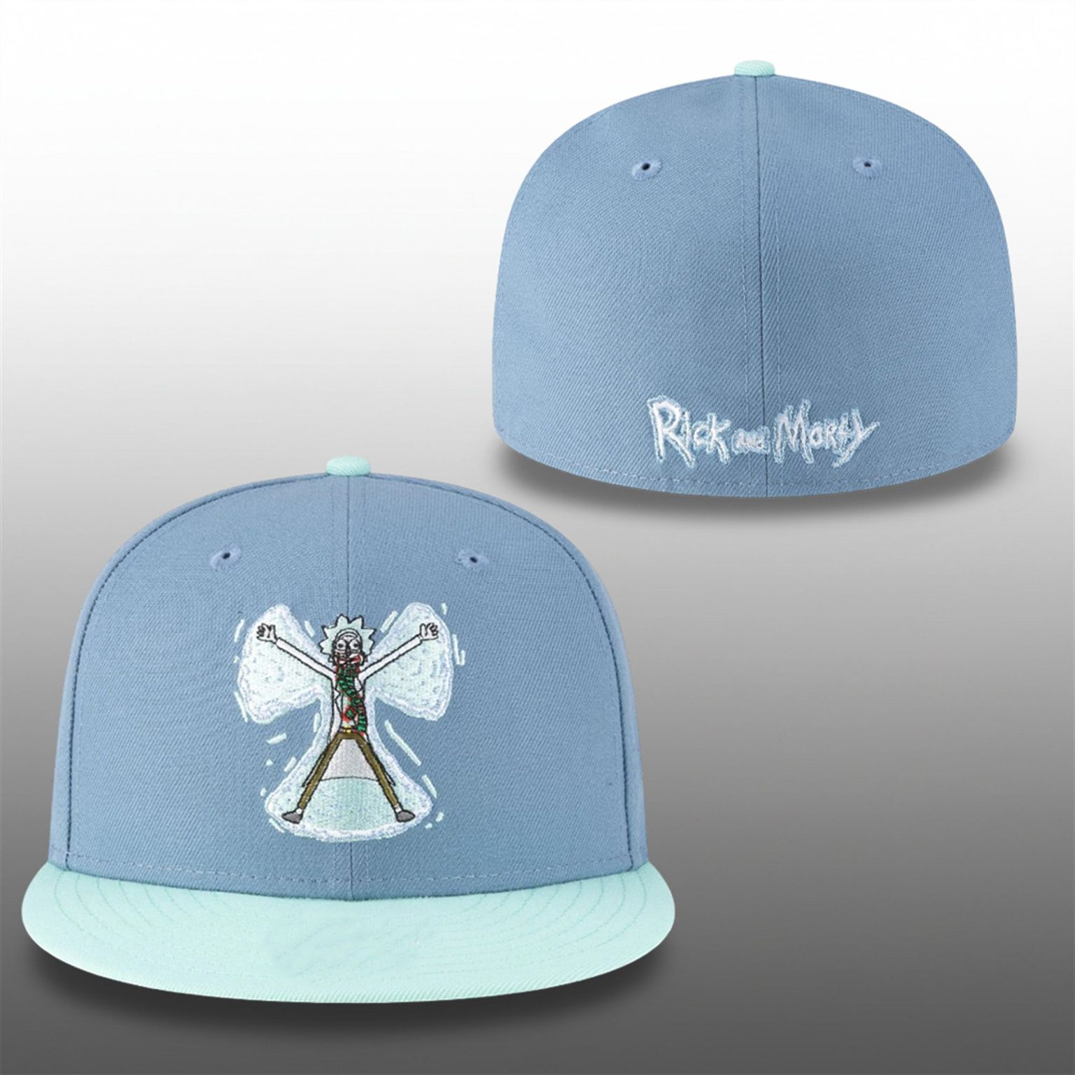 Rick And Morty Rickmas Rick Snow Angel Hat - Grishko