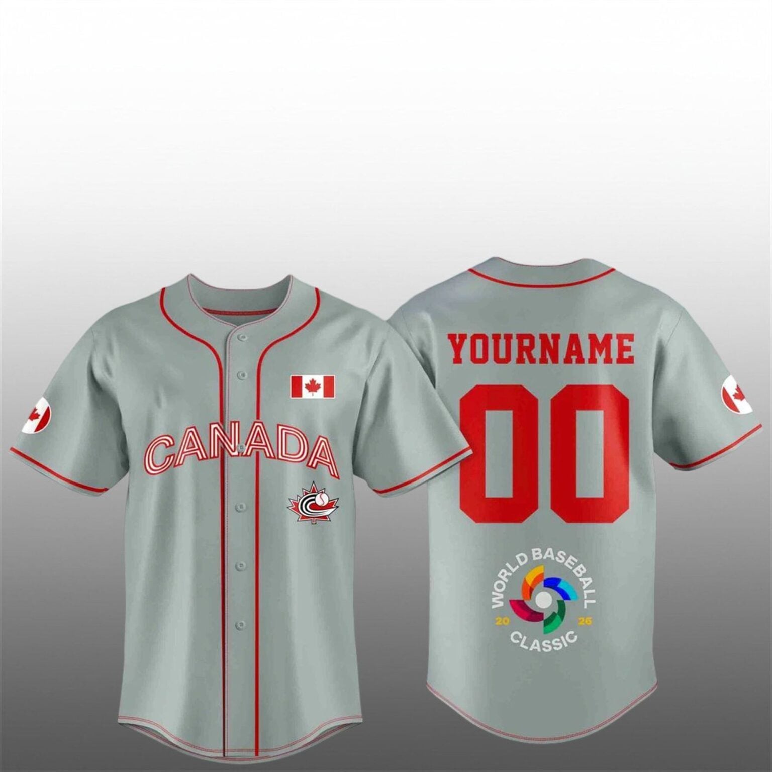 2026 Canada Baseball World Baseball Classic Jersey