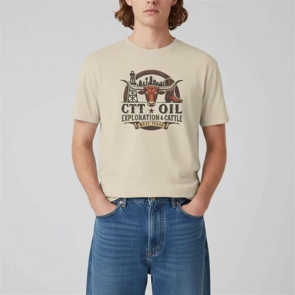 CTT Oil Exploration And Cattle West Texas Shirt