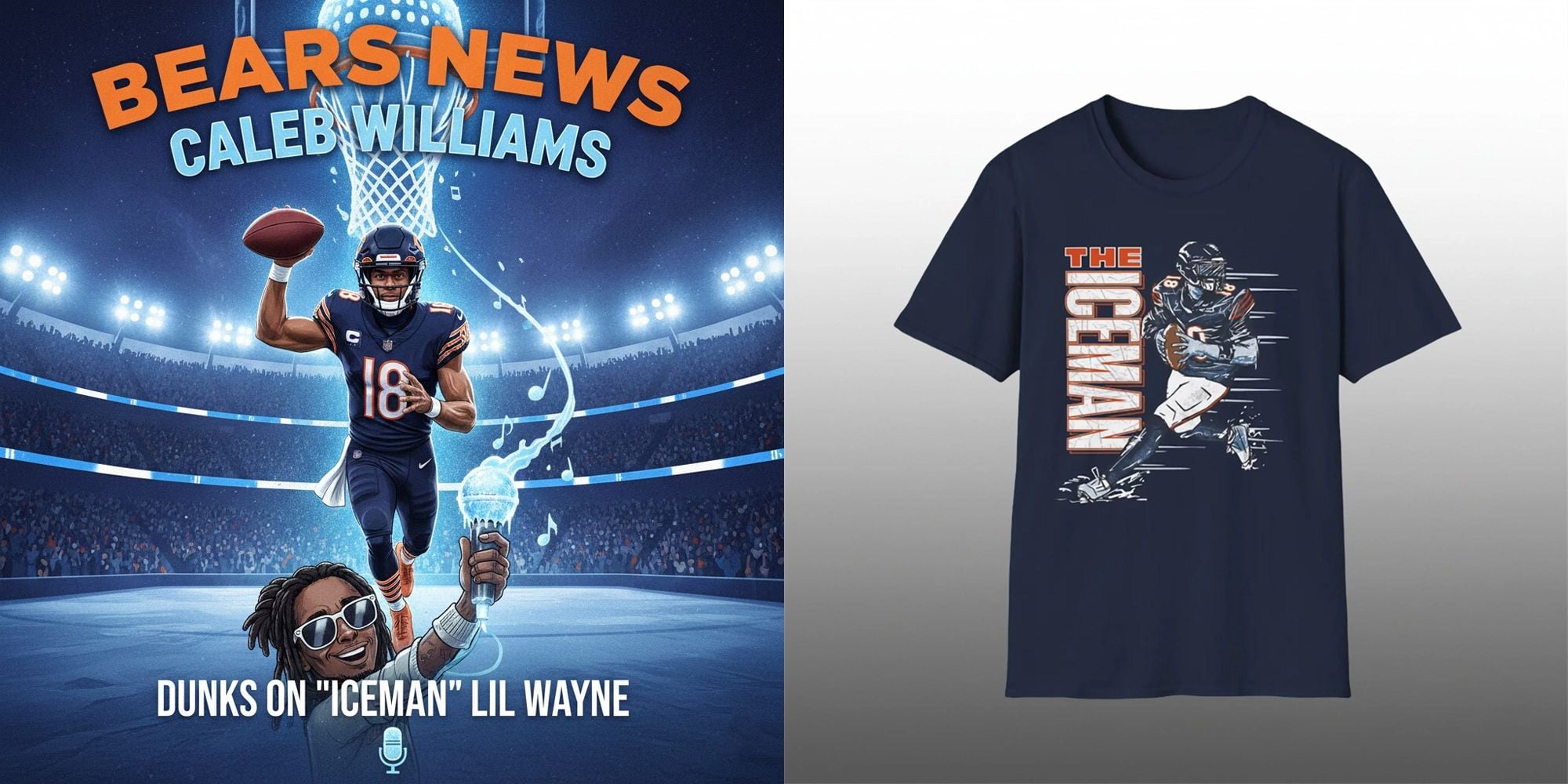 Caleb Williams' Iceman Mic Drop: Bears QB Freezes Lil Wayne and Owns ...
