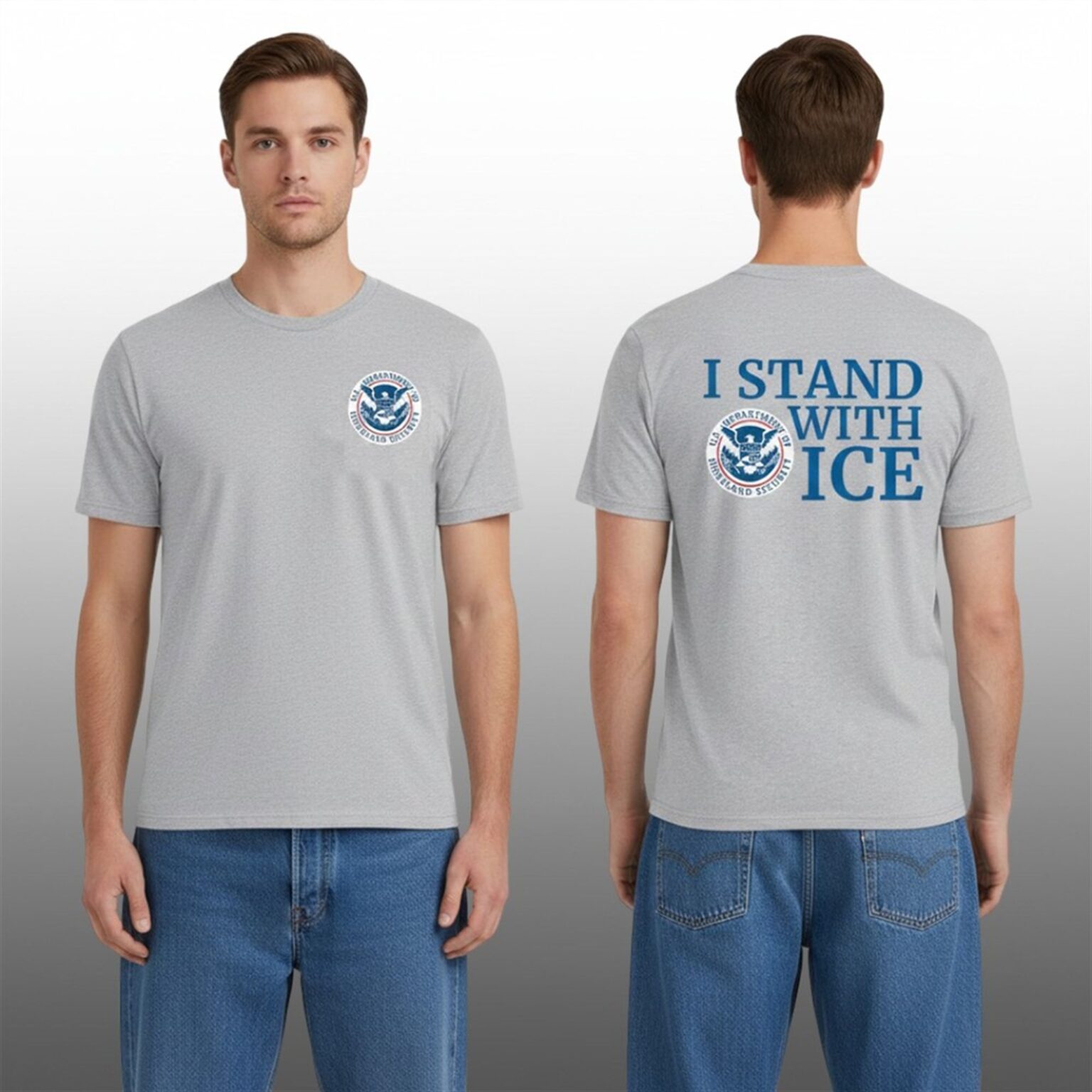 2026 I Stand With ICE US Department Of Homeland Security Shirt