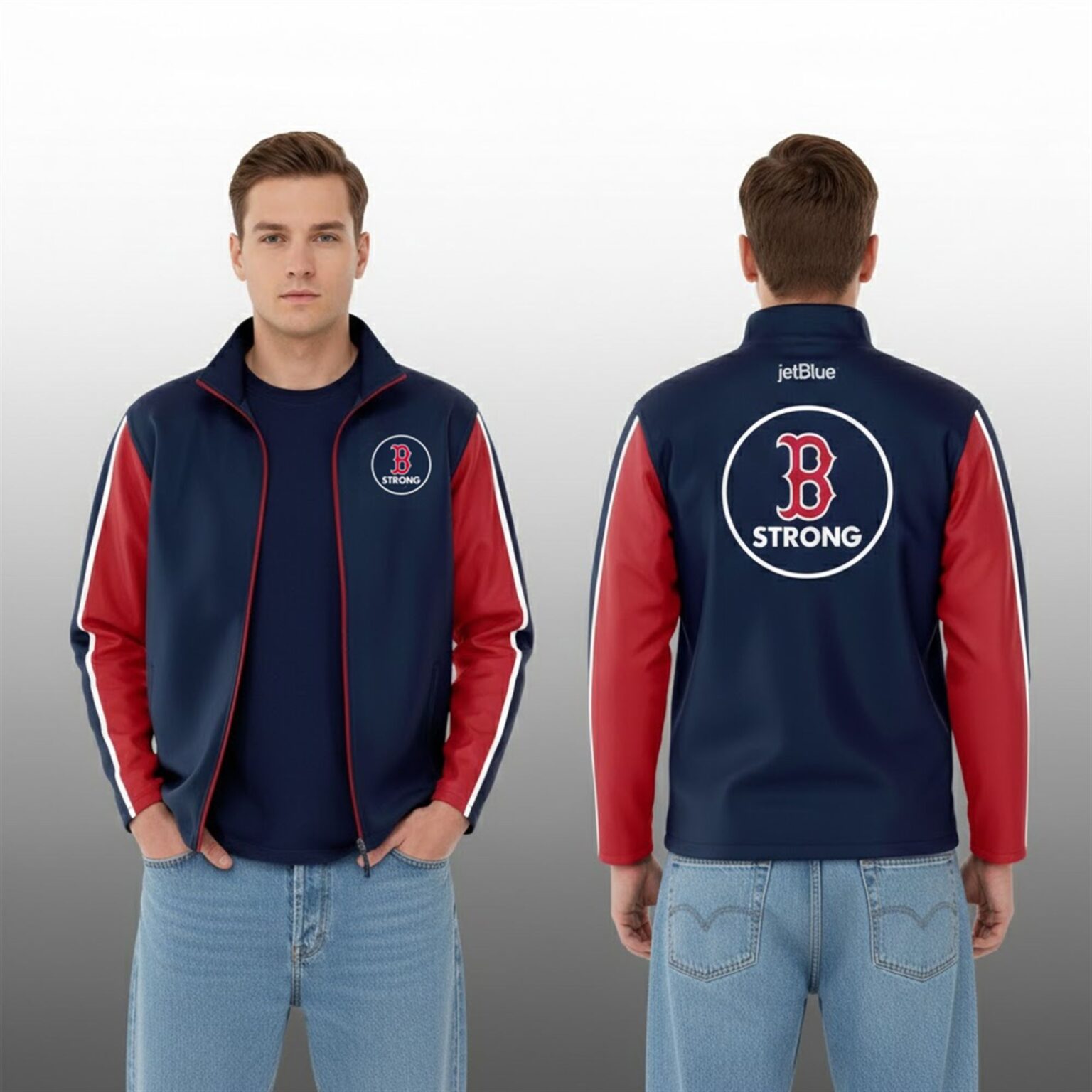 2026 Giveaway Boston Red Sox Patriots Day Windbreaker Jacket