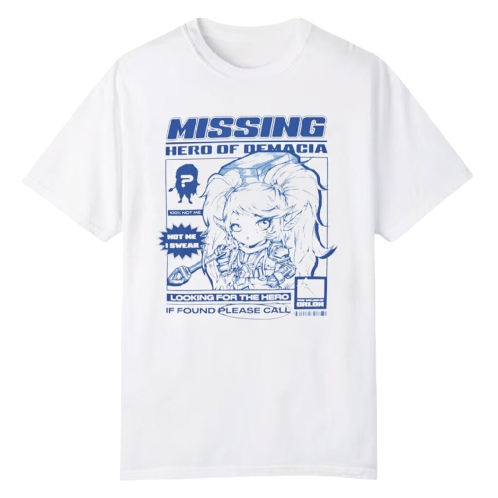 Poppy Missing Hero Of Demacia Shirt - Grishko