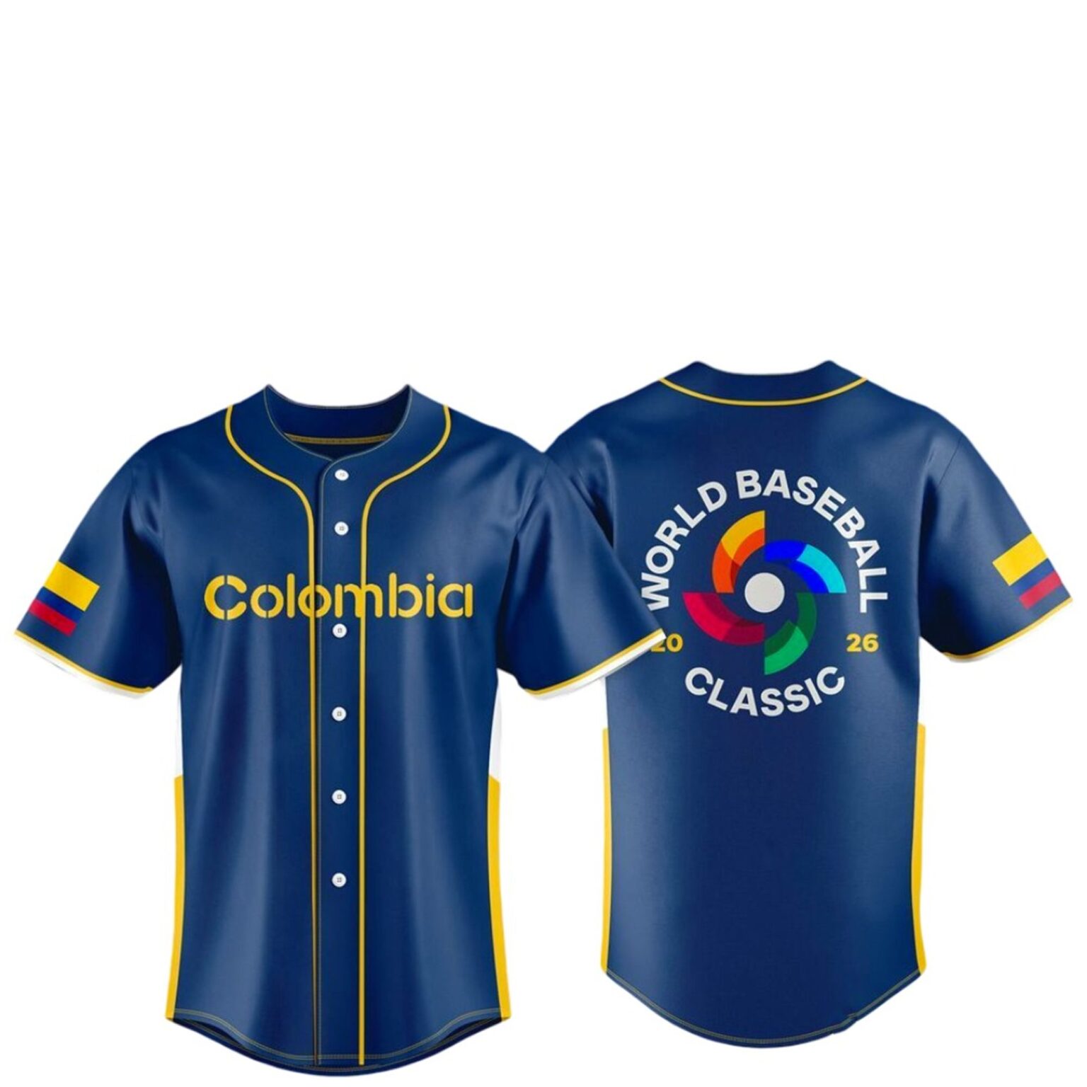 Colombia 2026 World Baseball Classic Jersey - Grishko