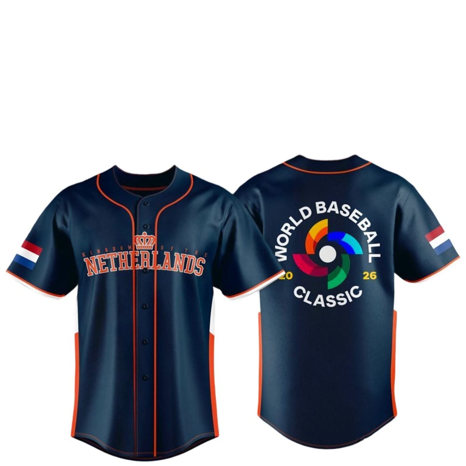 Netherlands 2026 World Baseball Classic Jersey - Grishko