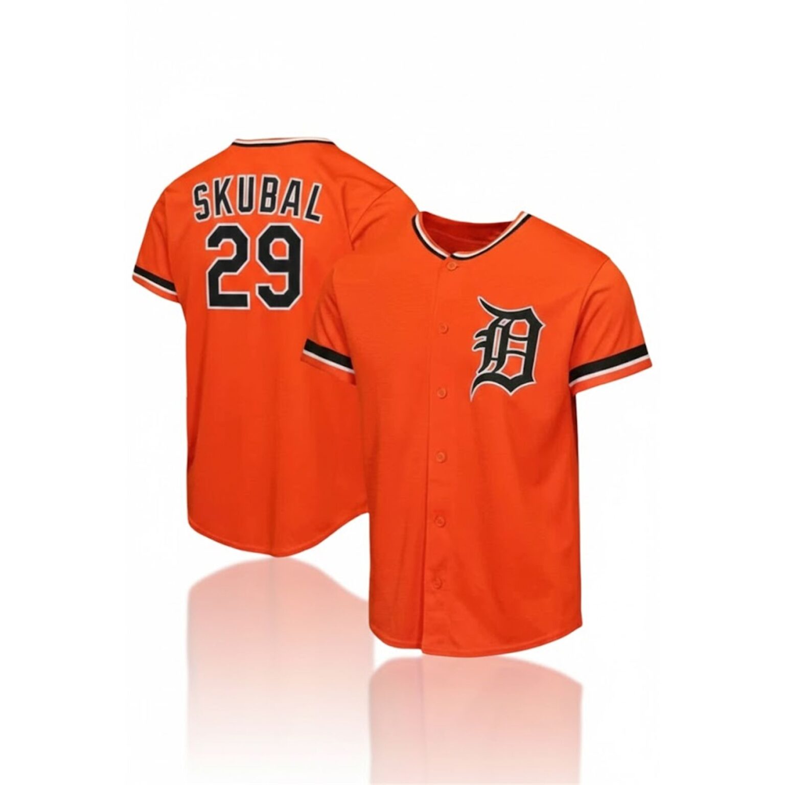2026 Detroit Tigers Tarik Skubal Alternate Baseball Jersey - Grishko