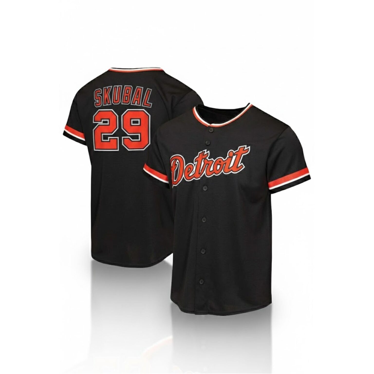 2026 Detroit Tigers Tarik Skubal Alternate Baseball Jersey - Grishko