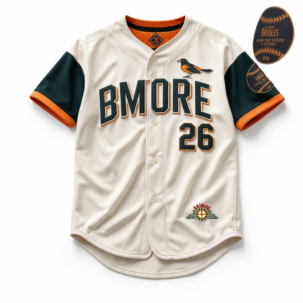 Baltimore Orioles Bmore City Connect 2026 Jersey Grishko