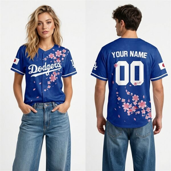 Los Angeles Dodgers Japanese Heritage Night Sakura Bloom 2026 Jersey ...